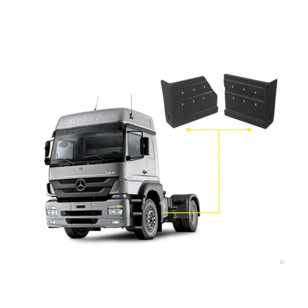 PARA-LAMA TRASEIRO MB 1938 S/AXOR LD – Perlui – Tudo para Caminhões em ...